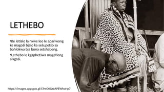 LETHEBO - Tshekatsheko ya sereto (1).pptx