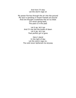 Let it go | DOCX