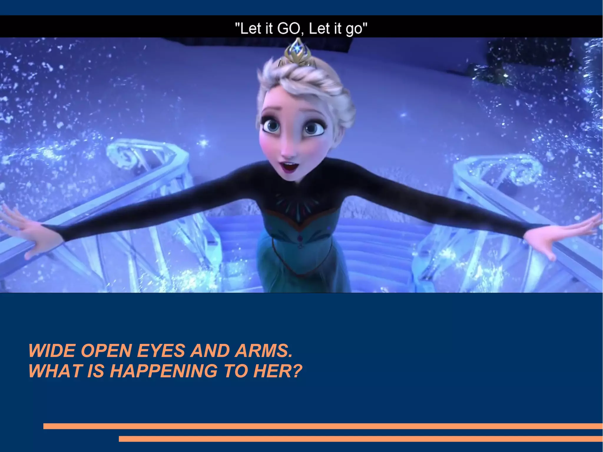 Frozen groupwork Let it go Elsa's facial expression and feelings | PPT