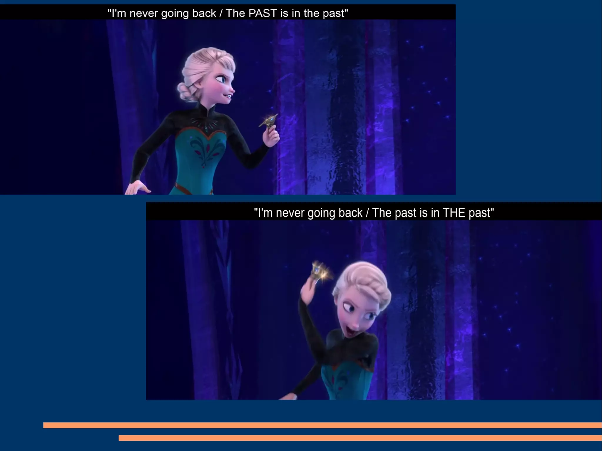 Frozen groupwork Let it go Elsa's facial expression and feelings | PPT