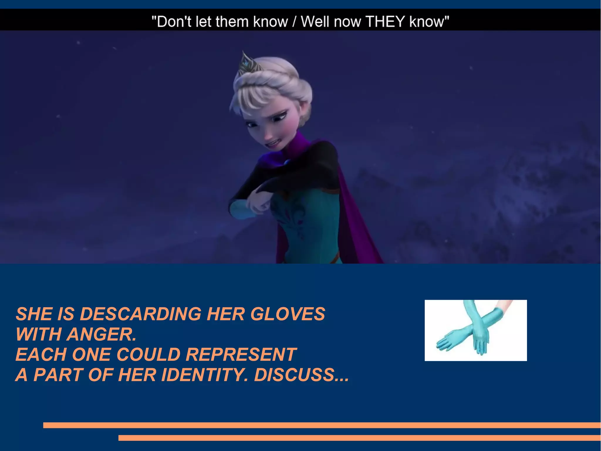 Frozen groupwork Let it go Elsa's facial expression and feelings | PPT