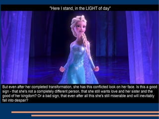 Frozen groupwork Let it go Elsa's facial expression and feelings | PPT