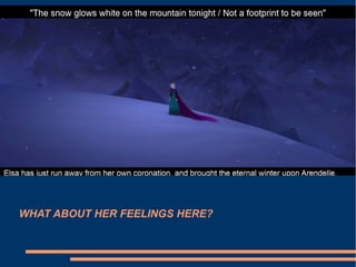 Frozen groupwork Let it go Elsa's facial expression and feelings | PPT