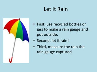 Let It Rain! | PPTX