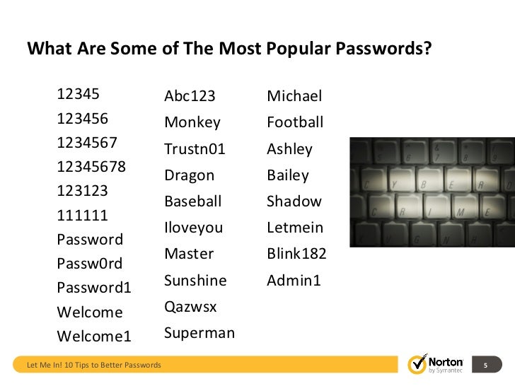 Let me in! 10 tips to better passwords