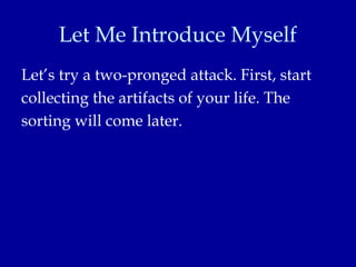 Let me introduce myself | PPT