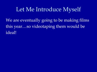 Let me introduce myself | PPT
