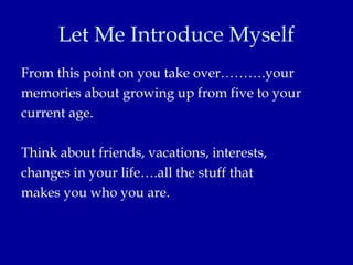 Let me introduce myself | PPT