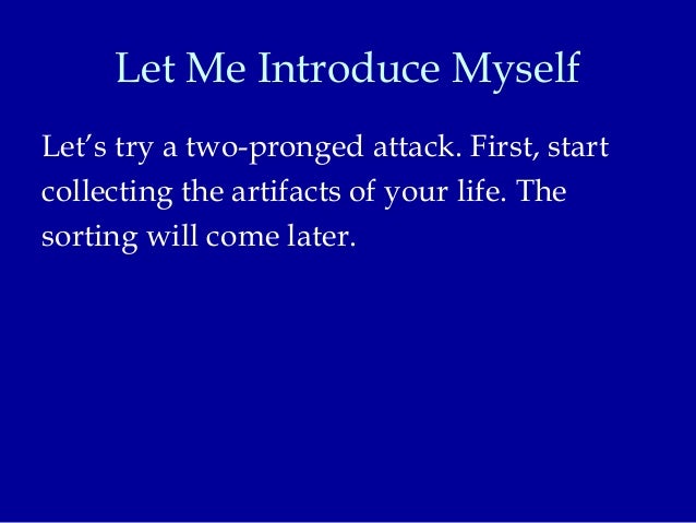 Let Me Introduce Myself Quotes
