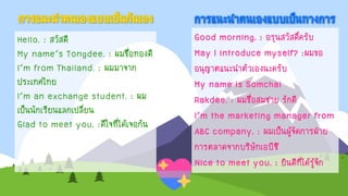 Let me introduce myself to you | PPT