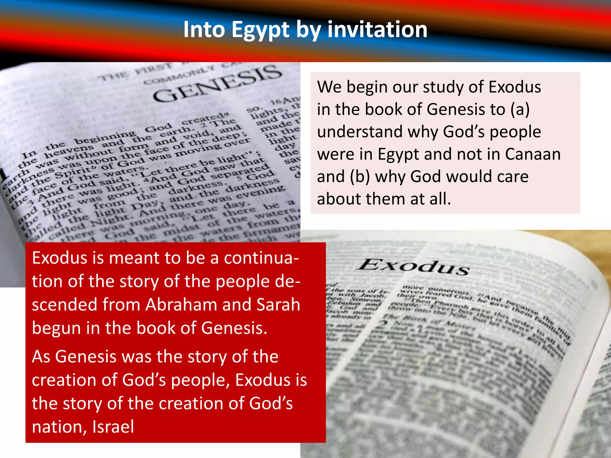 Let My People Go Part 1 - Out of Egypt | PPTX