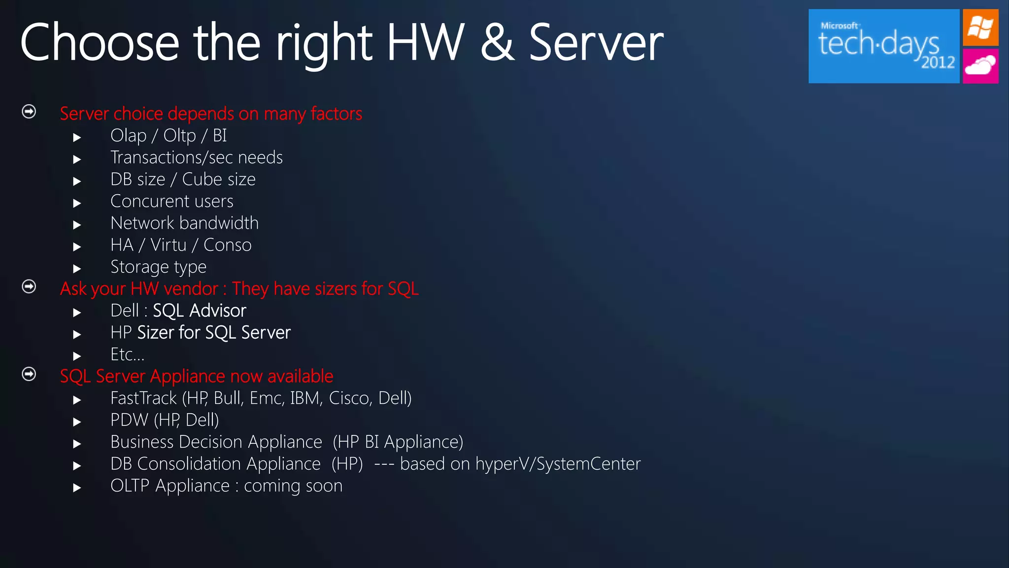 Le Top 10 des Best Practices pour SQL Server | PPTX