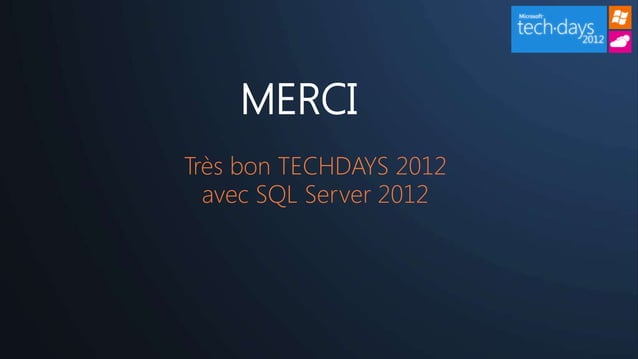 Le Top 10 des Best Practices pour SQL Server | PPT