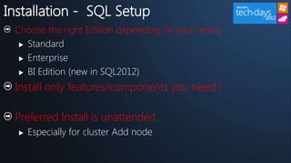 Le Top 10 des Best Practices pour SQL Server | PPTX