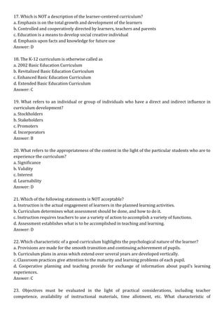 Let prof ed reviewer | PDF