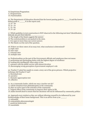 Let professional education 5 | PDF