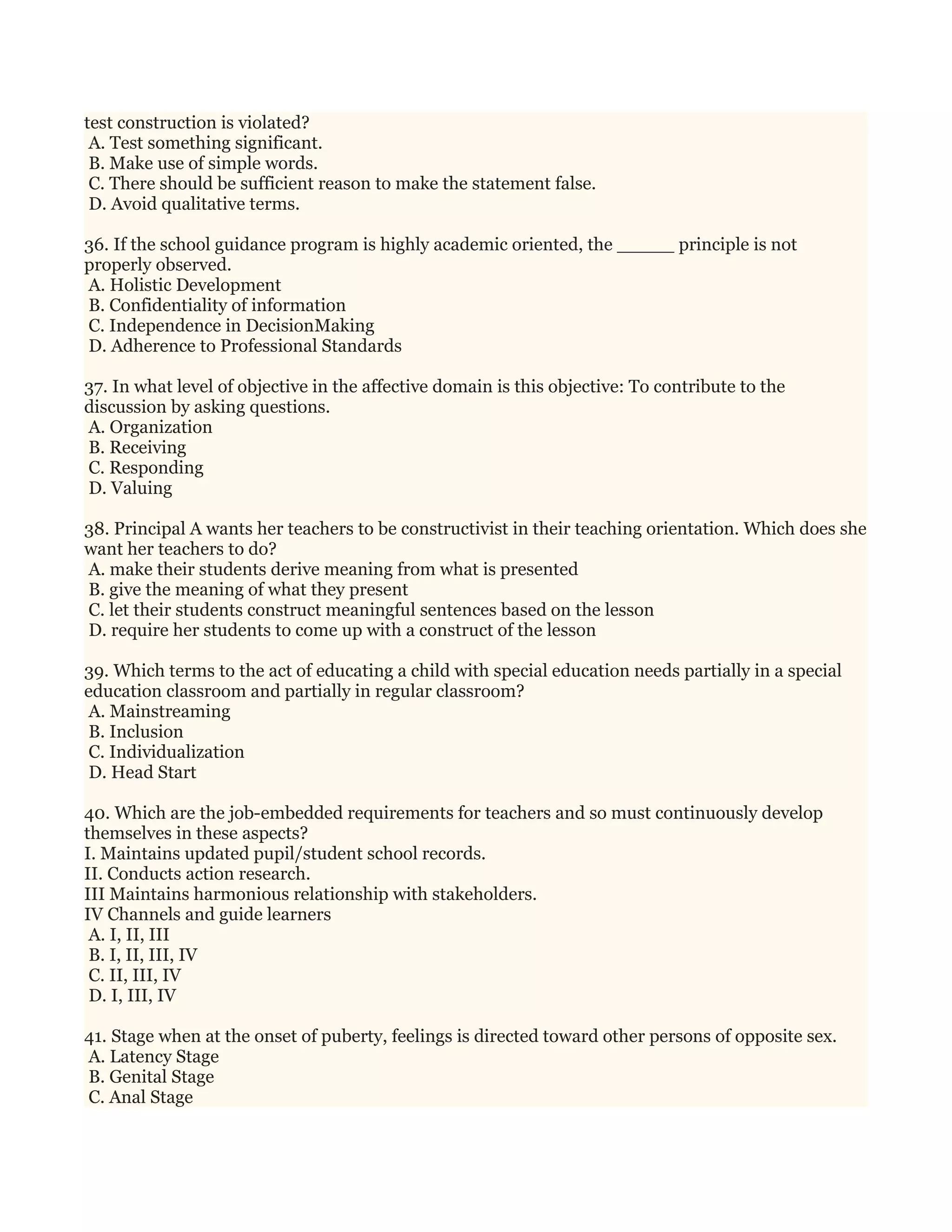 Let professional education 7 | DOC