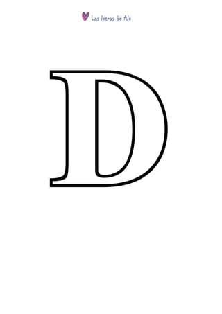 Letra d | PDF