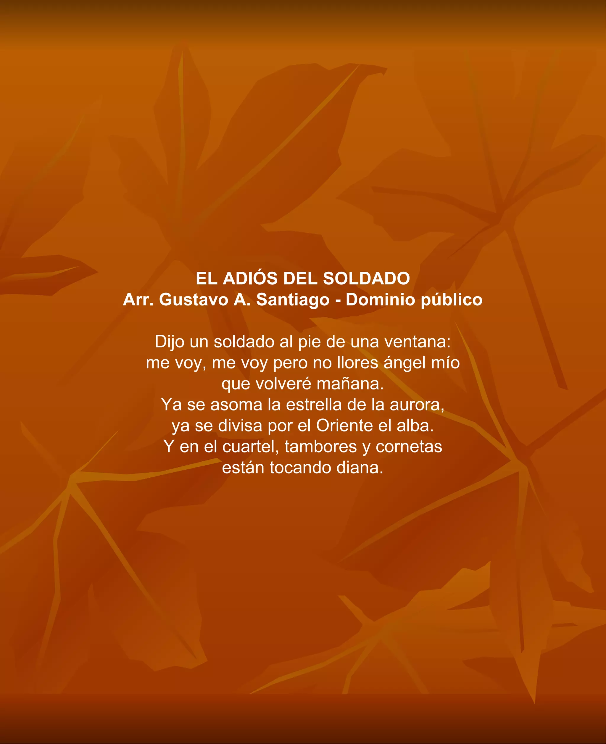 letra de las canciones con E | PPT