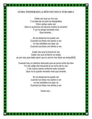 Letra de caciones de juanes | PDF
