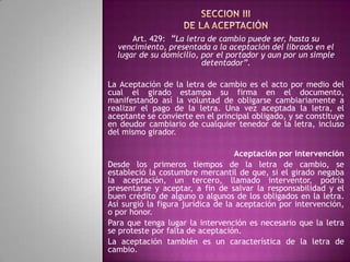 Letra de cambio | PPTX