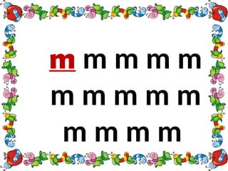 letra M.pptx marungko reading kindergrten | PPTX