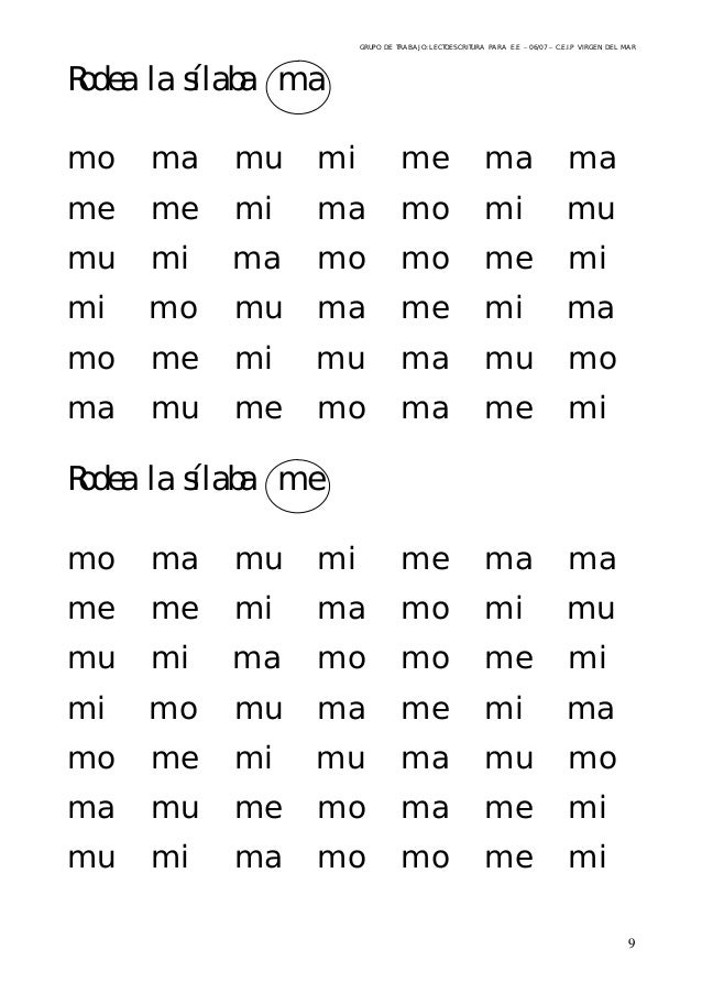 Letra m ma-me -mi-mo-mu-