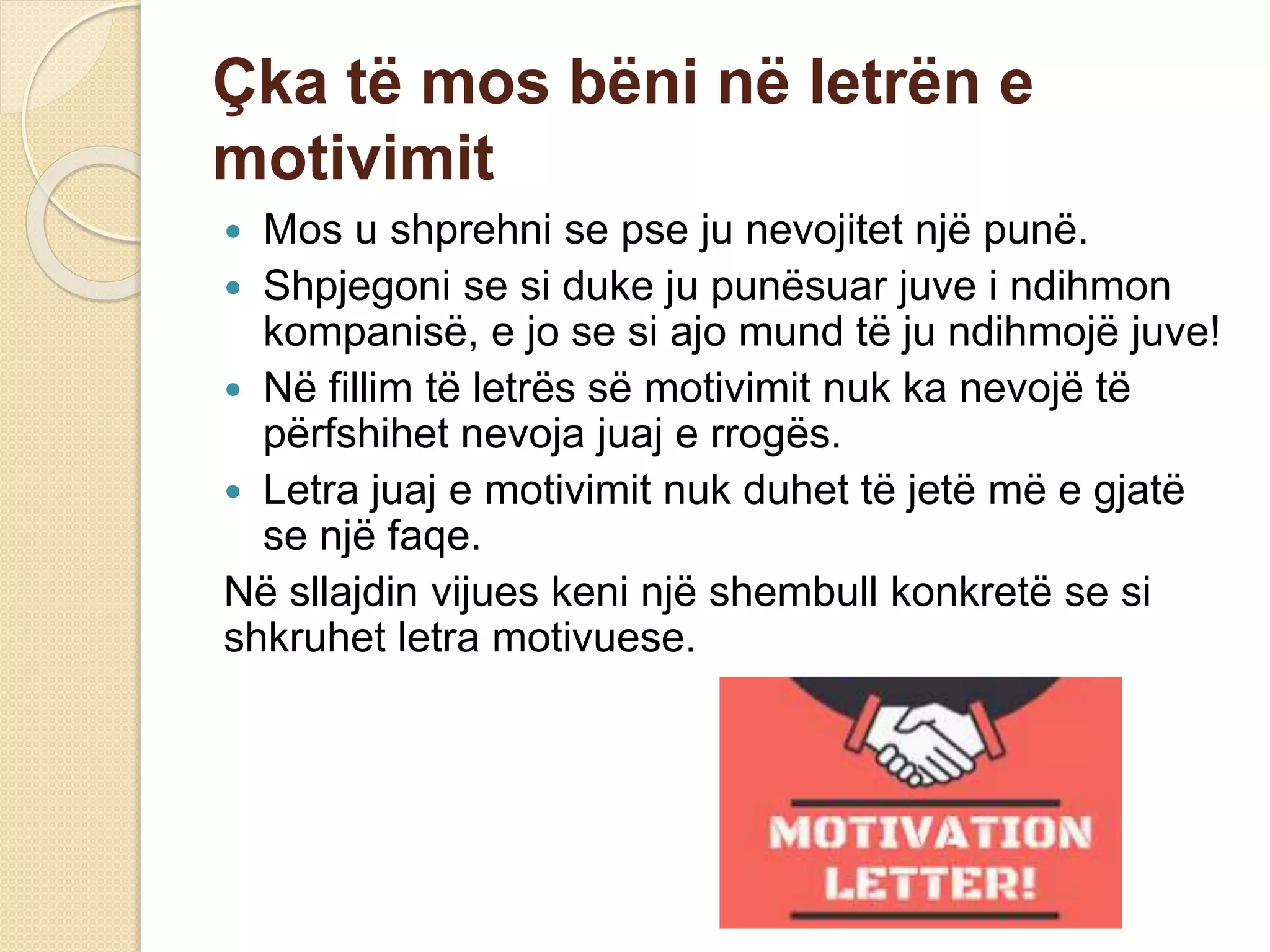 Letra motivuese | PPT
