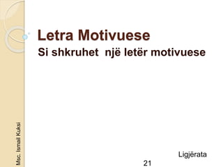 Letra motivuese | PPT