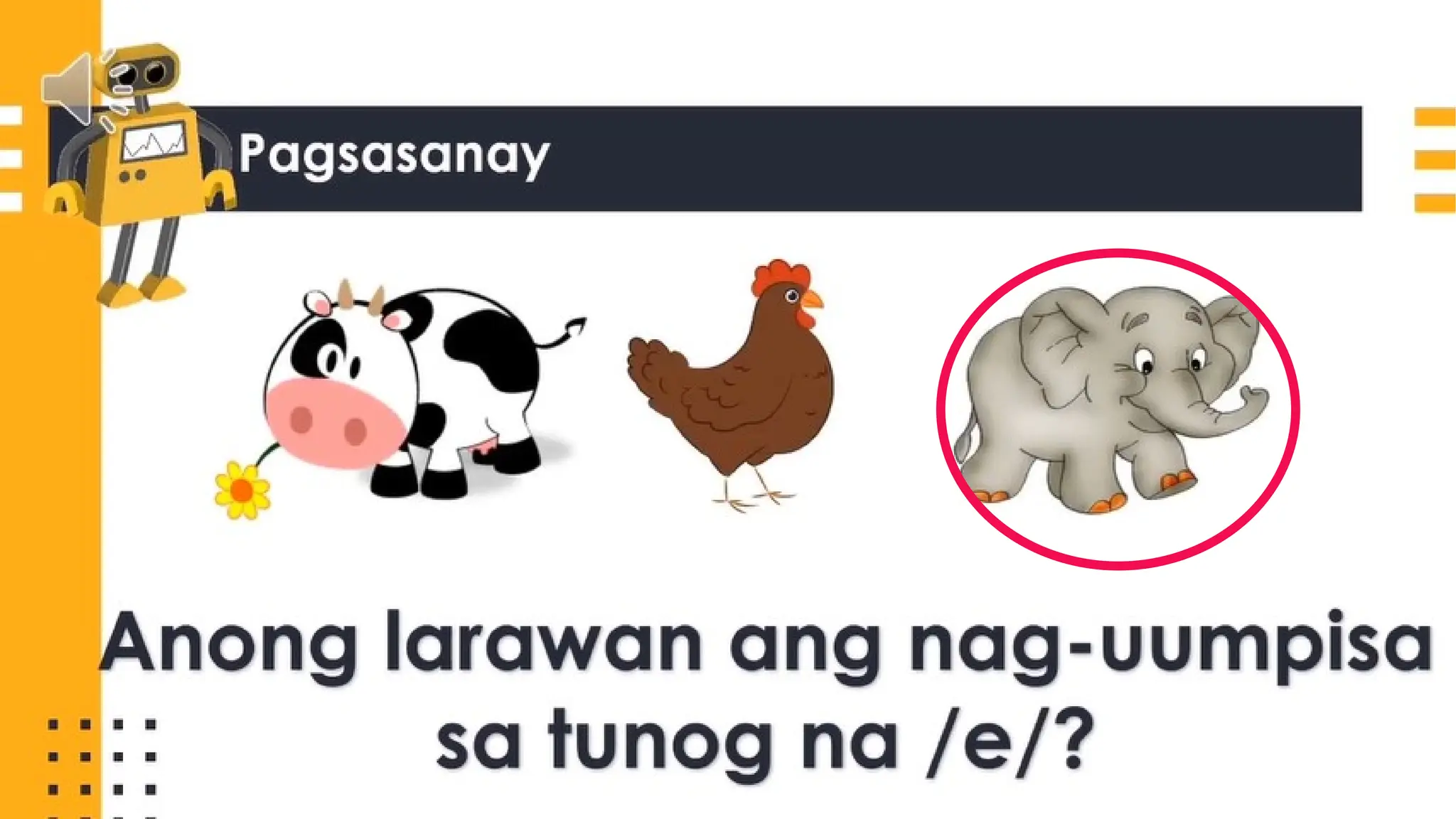 Mga LARaWANG NAGSISIMULA SA LETRANG Ee | PPTX