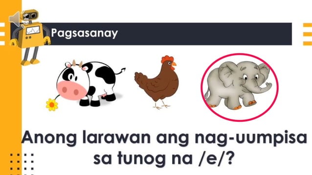 Mga LARaWANG NAGSISIMULA SA LETRANG Ee | PPTX