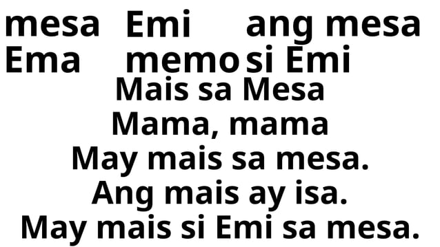 Mga LARaWANG NAGSISIMULA SA LETRANG Ee | PPTX