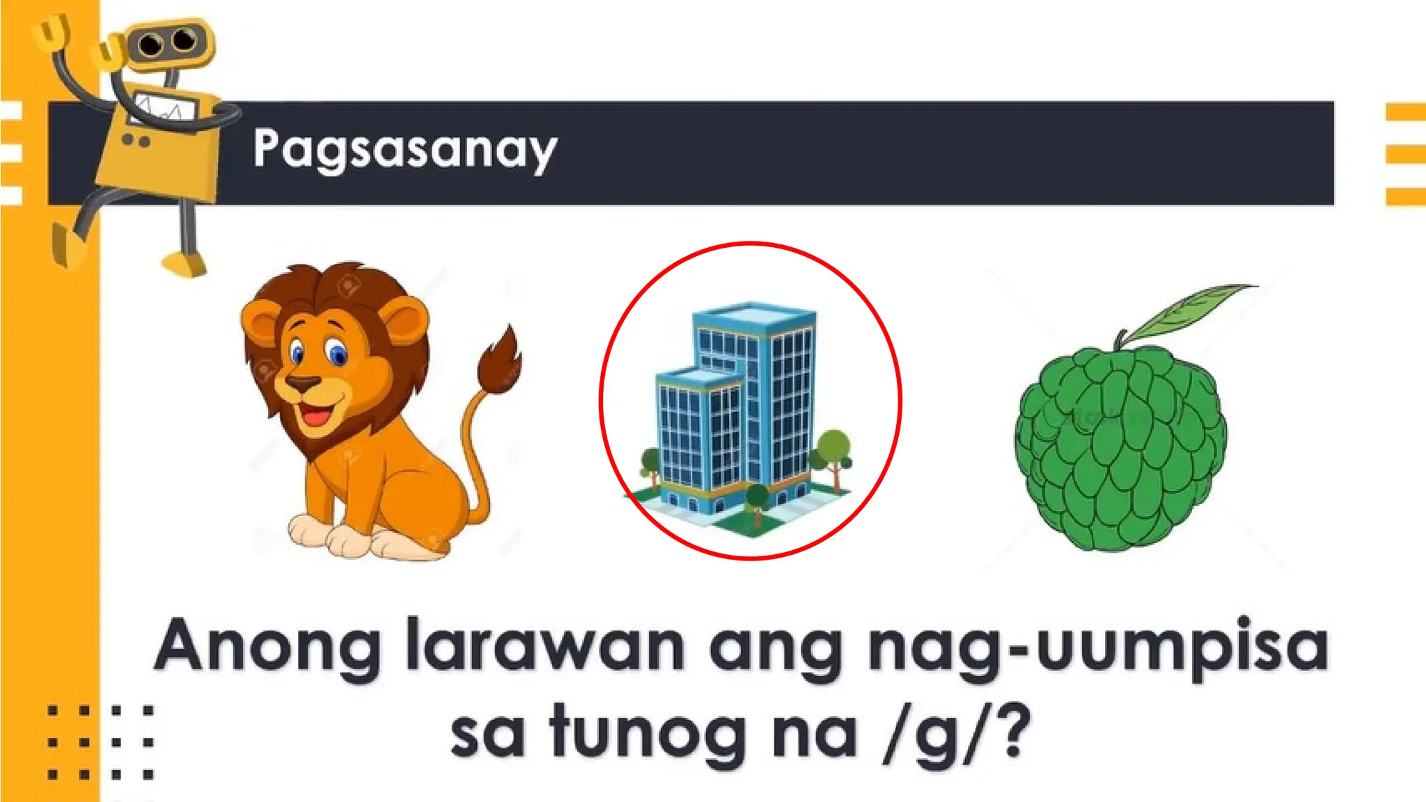 MGA LARAWANG NAGSISIMULA SA LETRANG Gg | PPTX