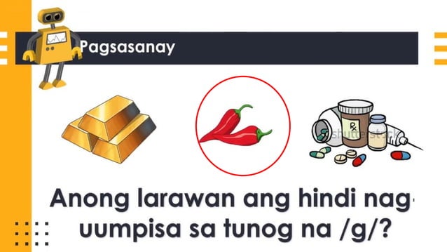 MGA LARAWANG NAGSISIMULA SA LETRANG Gg | PPTX