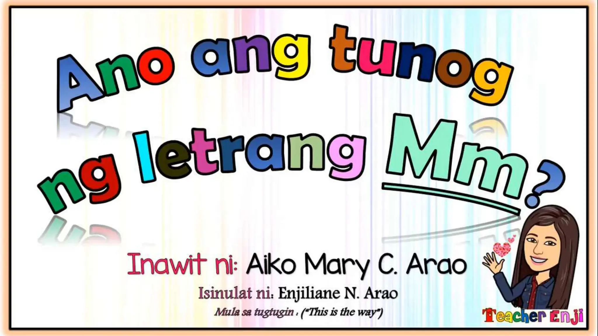 Mga tunog at mga titik Mm, Ss at Aa.pptx