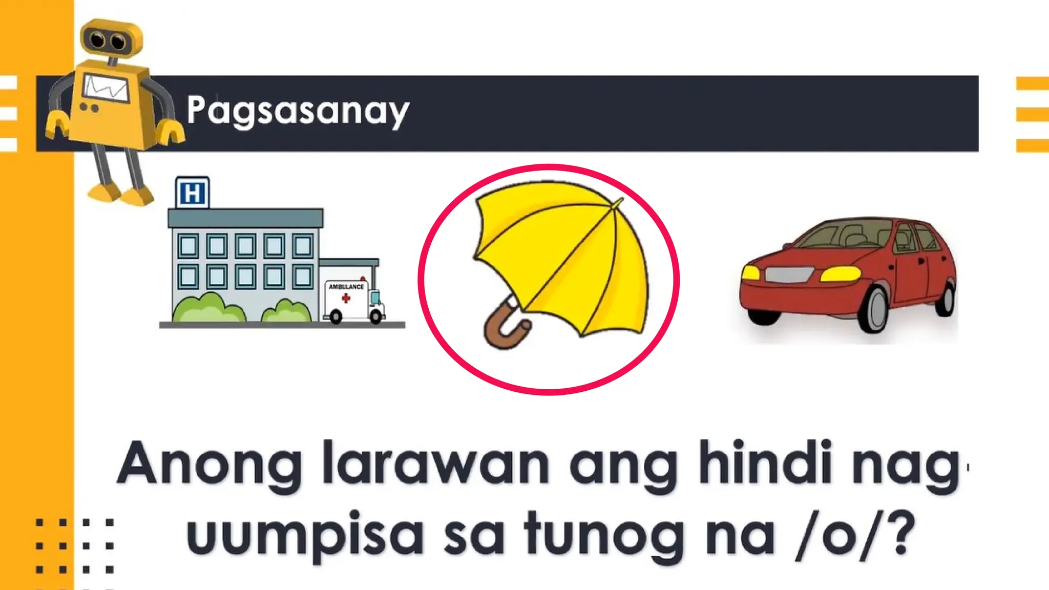 MGA LARAWANG NAGSISIMULA SA LETRANG Oo | PPTX