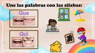Letra/fonema Q clase o taller fonoaudiológico | PPTX
