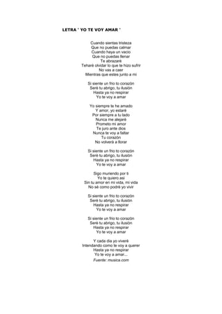 Letras | DOCX