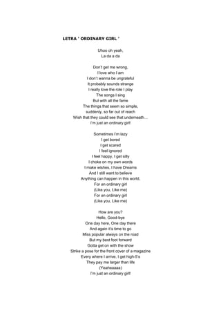 Letras | DOCX