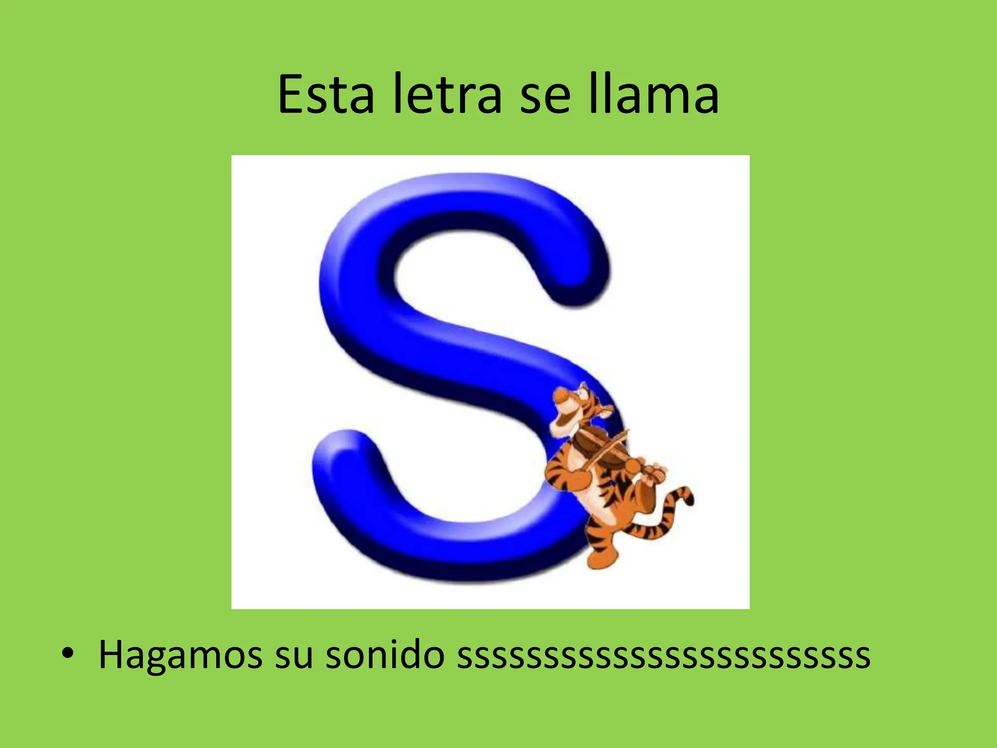 PPT fonema y grafema S para kínder, primero y segundo básico. | PPT