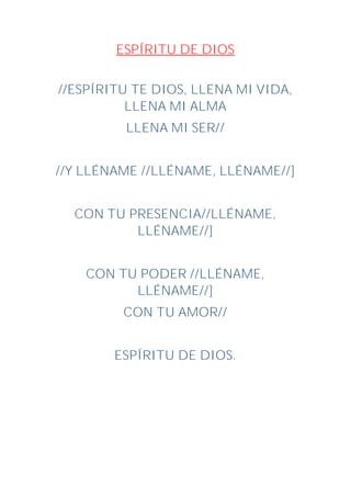 Letras música cristianas Tu mano me sostiene | PDF