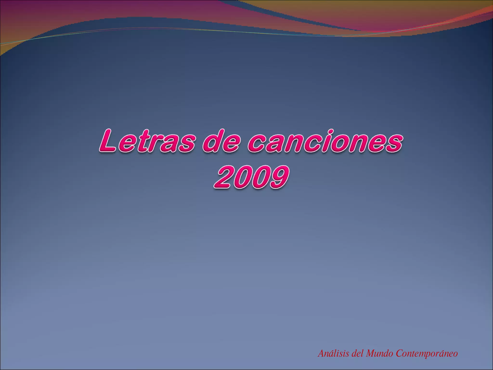 Letras De Canciones | PPT | World/International Music | Music