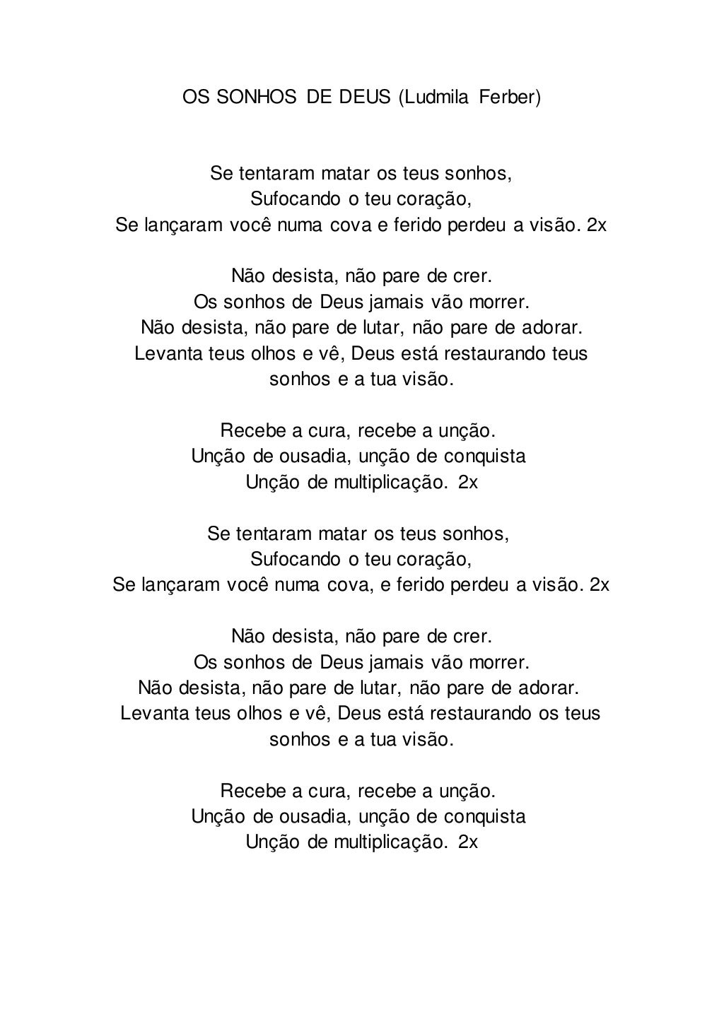 Letras de musicas