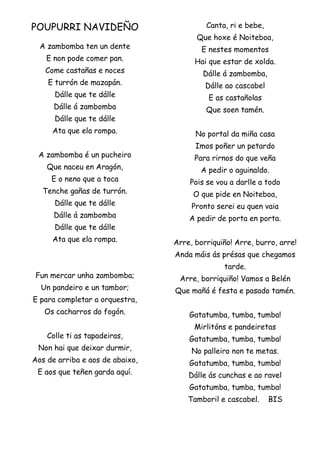 Letras de todas as panxoliñas | PDF