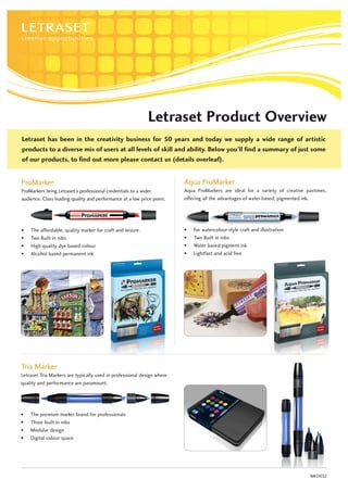 Letraset product overview | PDF