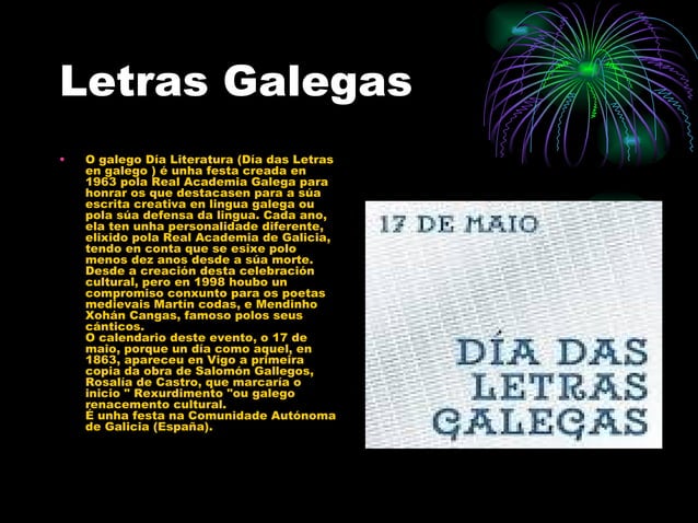 Letras galegas raul | PPT
