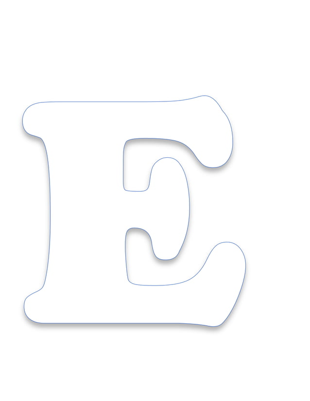 Letras grandes abecedario