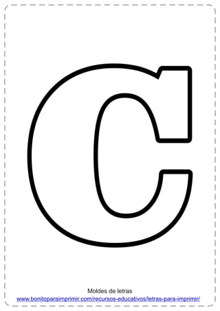 Molde De Letras Para Imprimir U Letras De Forma Para Imprimir