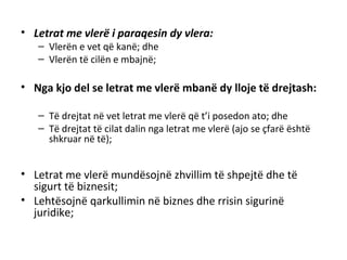 Letrat me vlere | PPT