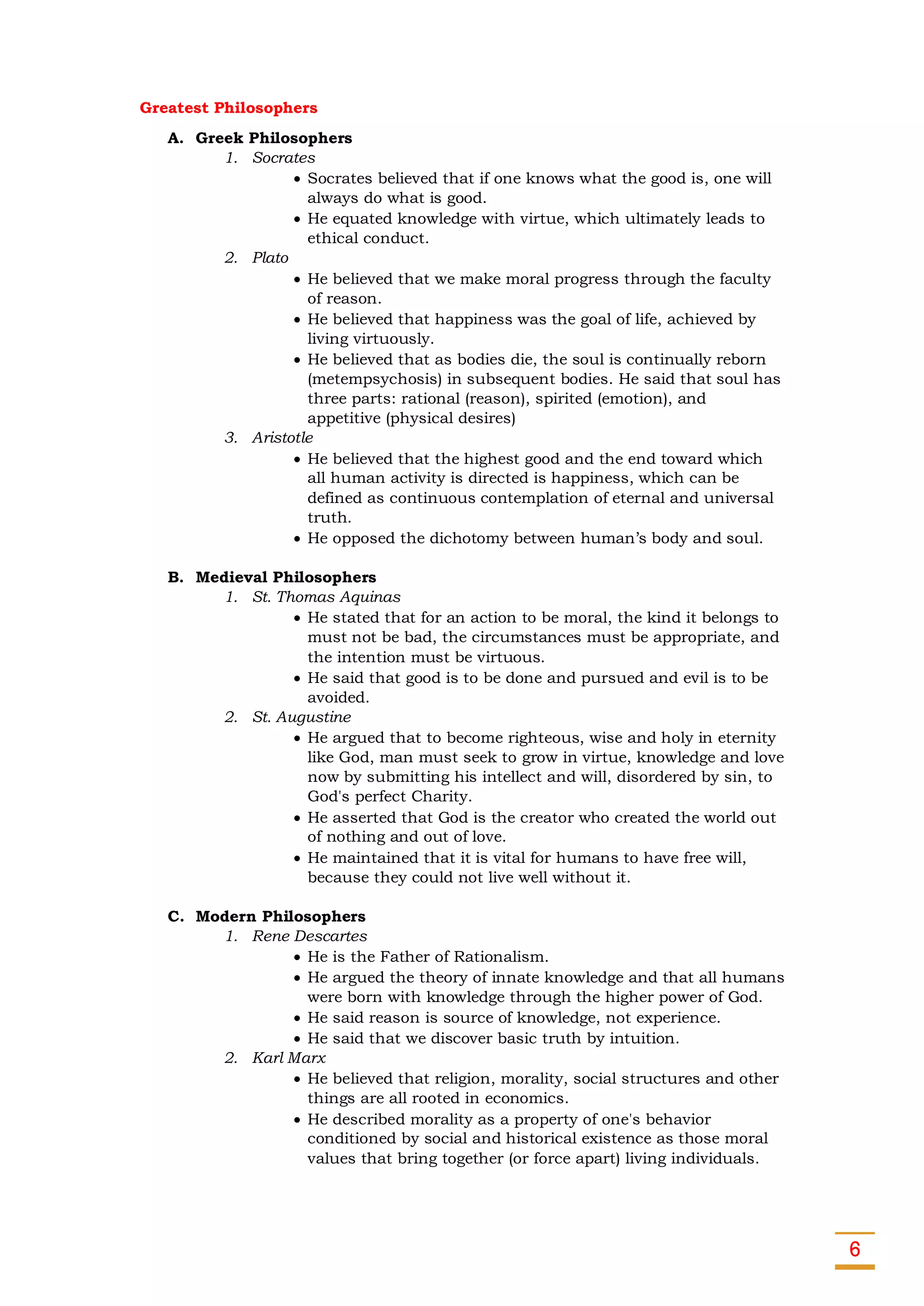 LET Reviewer - Values Education | PDF